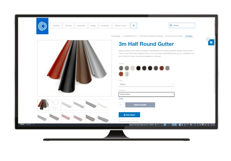Lindab Profile website