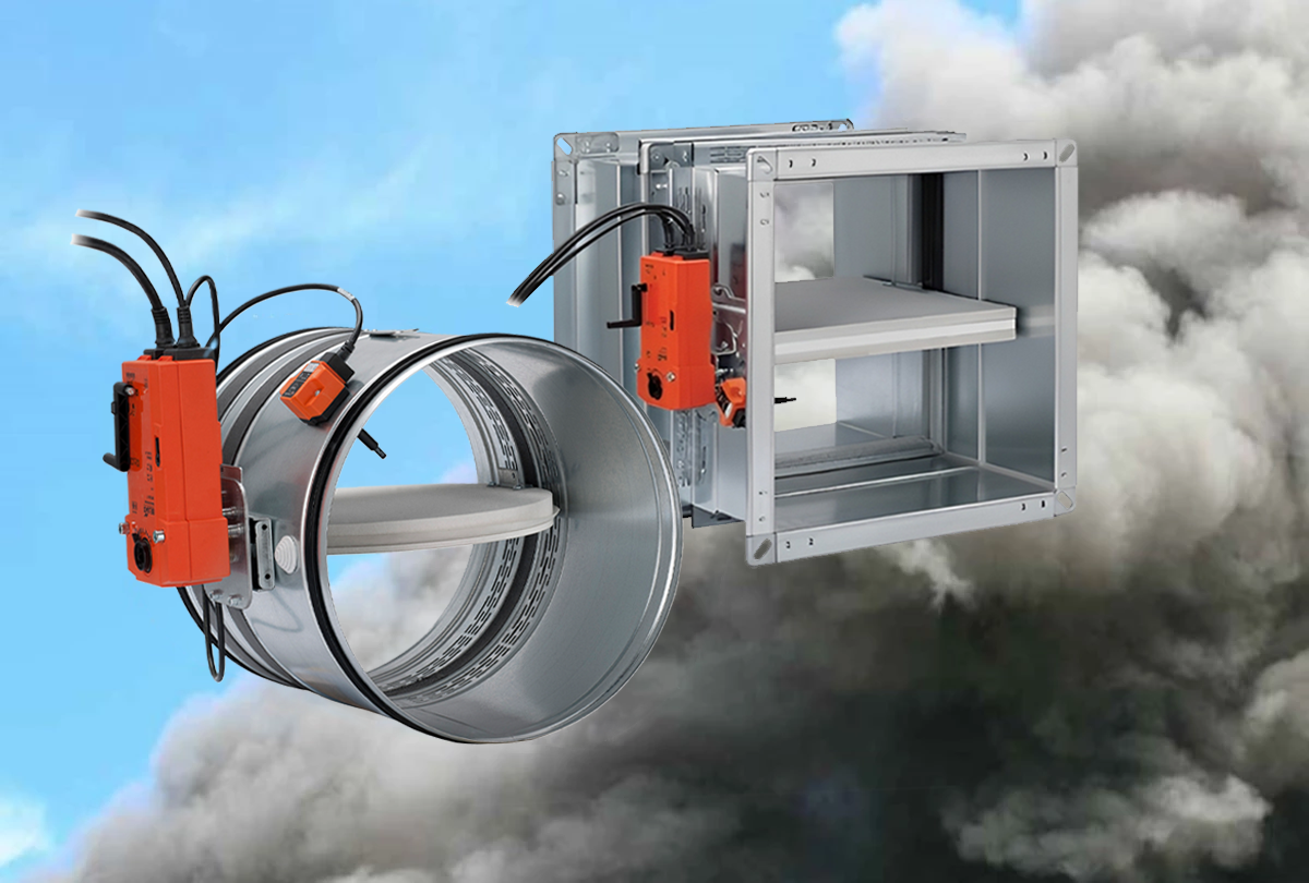 Ventilation fire protection for a safe indoor climate